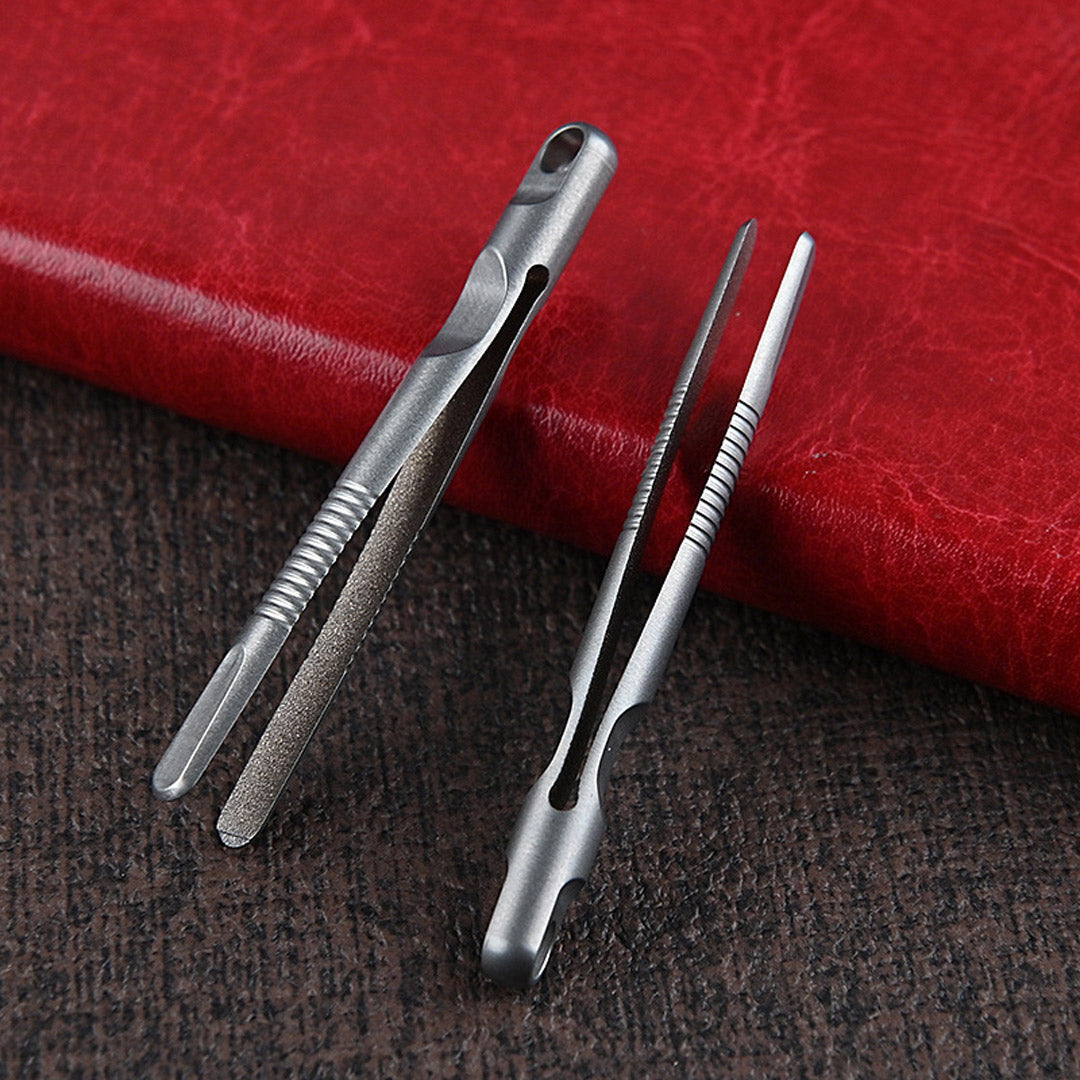 Titanium One-Piece Tweezers - Kranite
