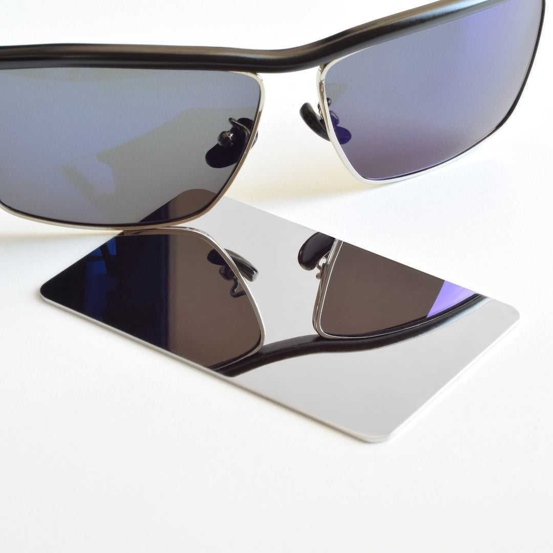 Discrete Credit Card Mirror - Solid Steel - Kranite