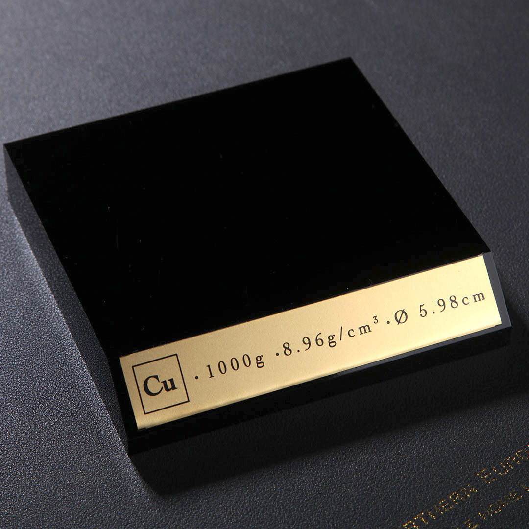 Trance Metals Solid Kilogram Copper Sphere - Kranite